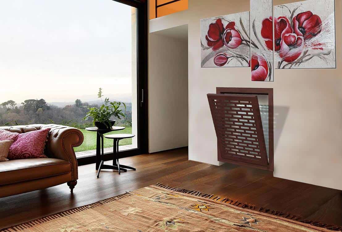 Copritermosifoni in legno