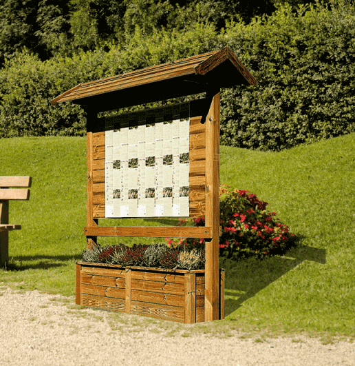 Bacheca in legno Monte Rasu negozio online mybricoshop.com