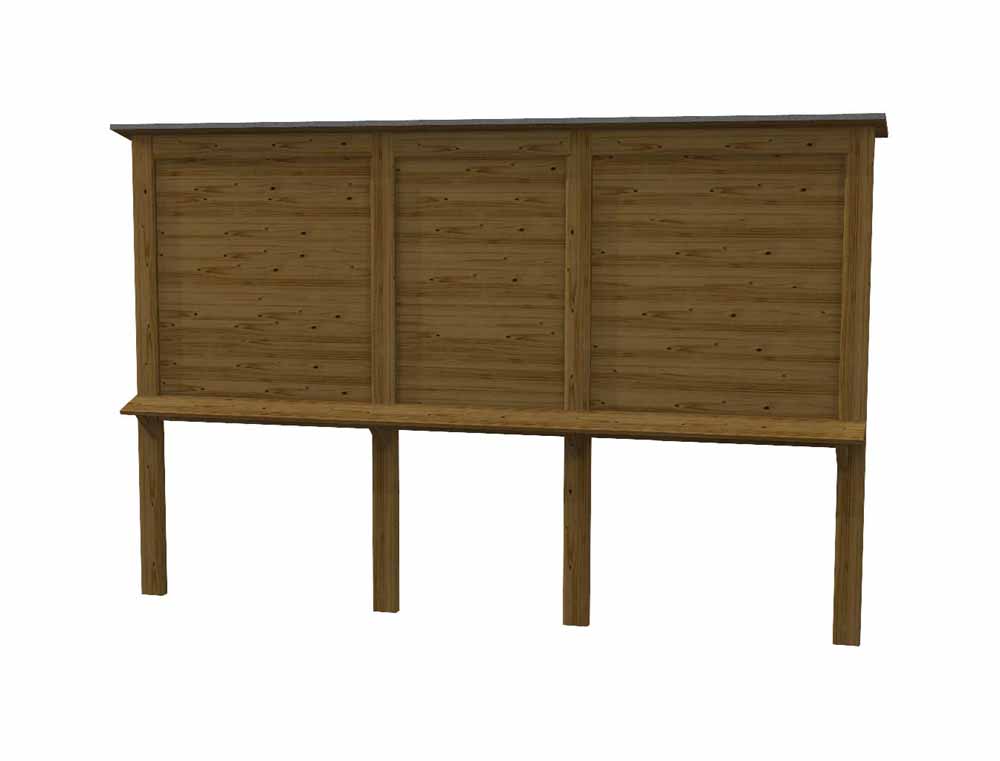 Bacheca in legno Monte Cervati negozio online mybricoshop.com