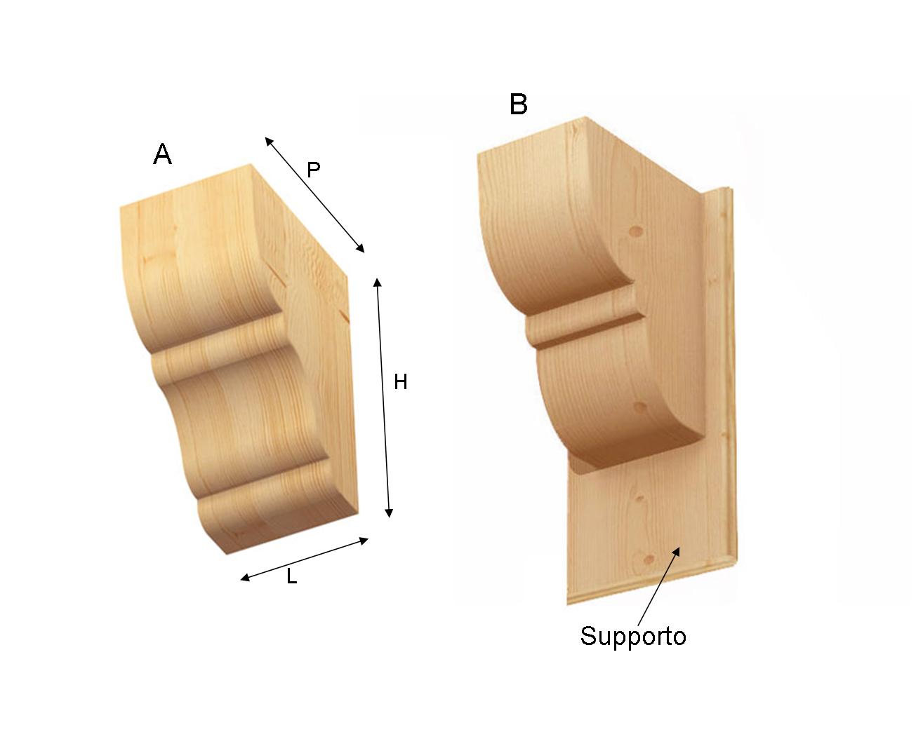 Capitello rustico su misura