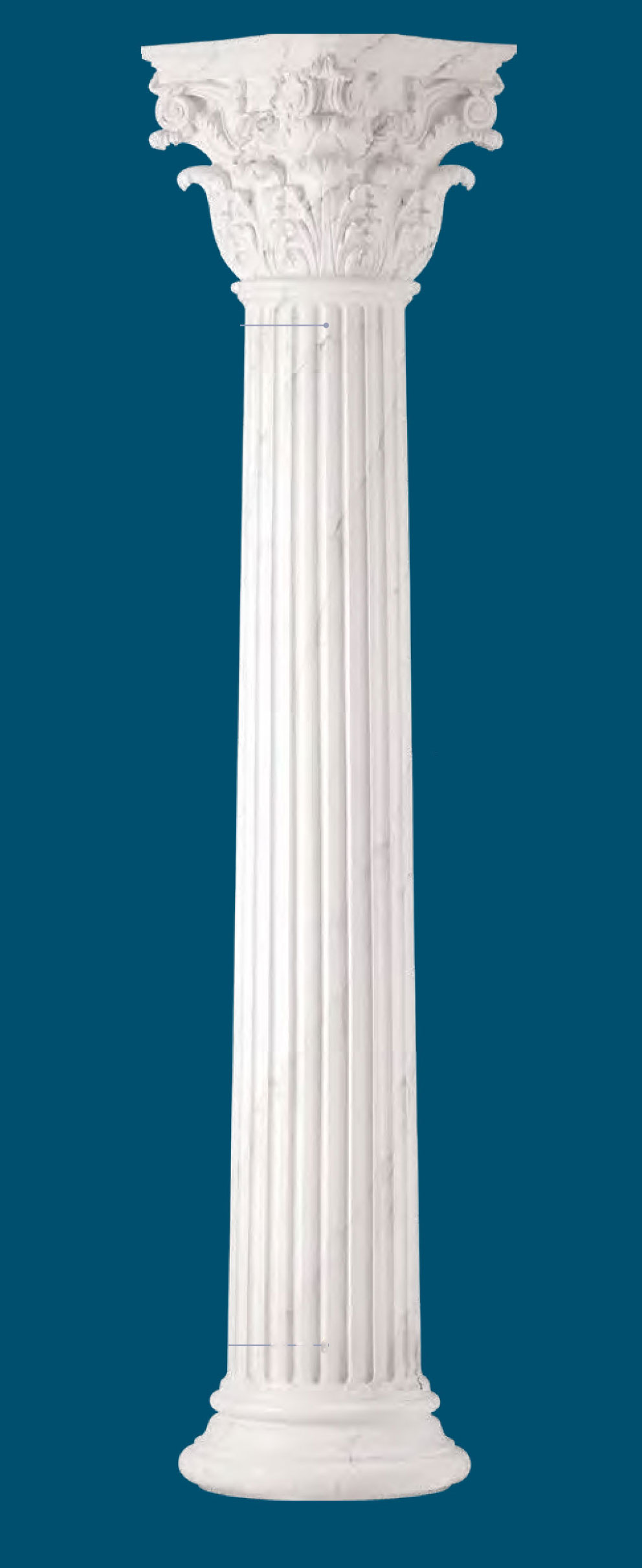 Colonna Ionica rastremata in Gesso ⌀35 cm mod.7_1