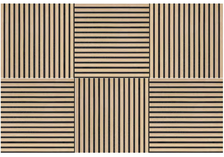 Pannelli decorativi a listelli piccoli